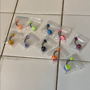 Jewelry | New In Package Belly Button Ring Set | Poshmark